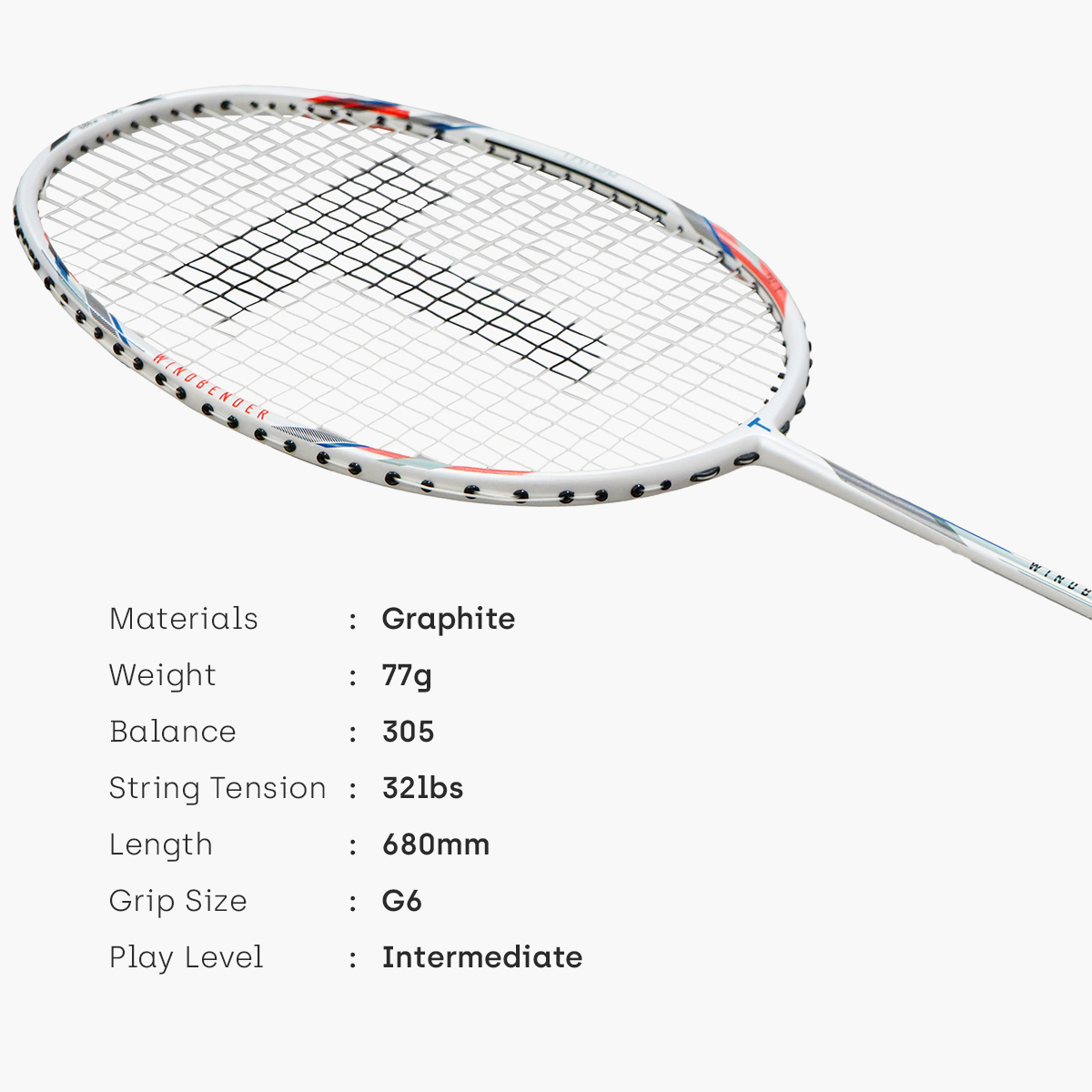 WINDBENDER WHITE – Tanso Racquets