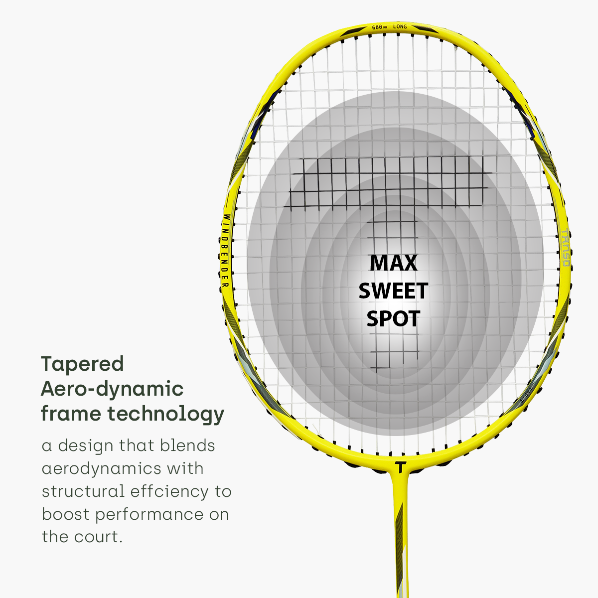 WINDBENDER YELLOW – Tanso Racquets