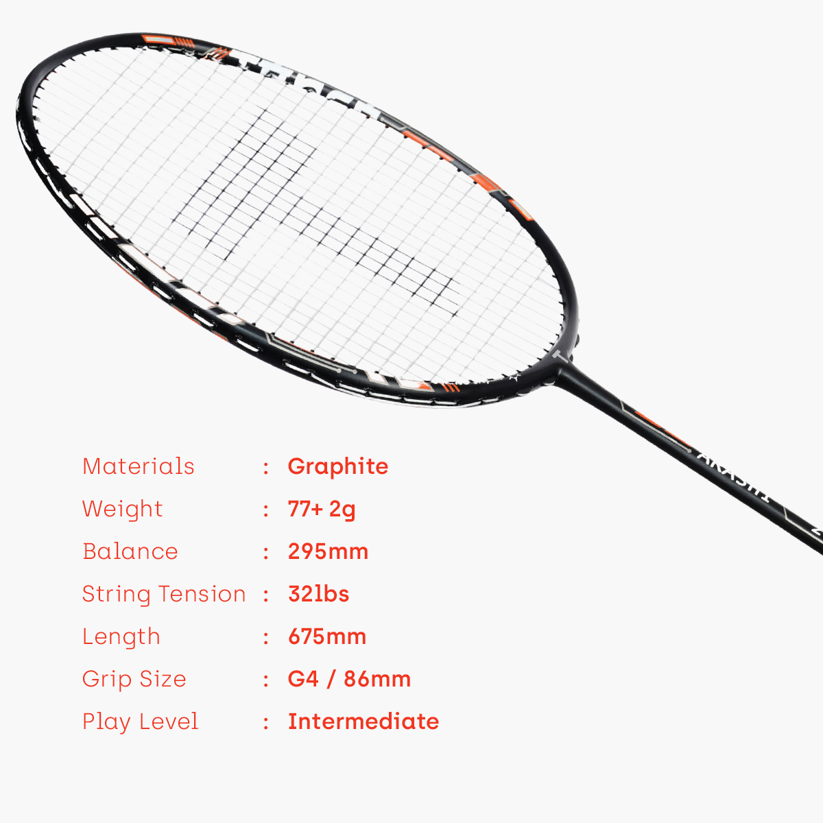 Arashi 2.0 Orange – Tanso Racquets