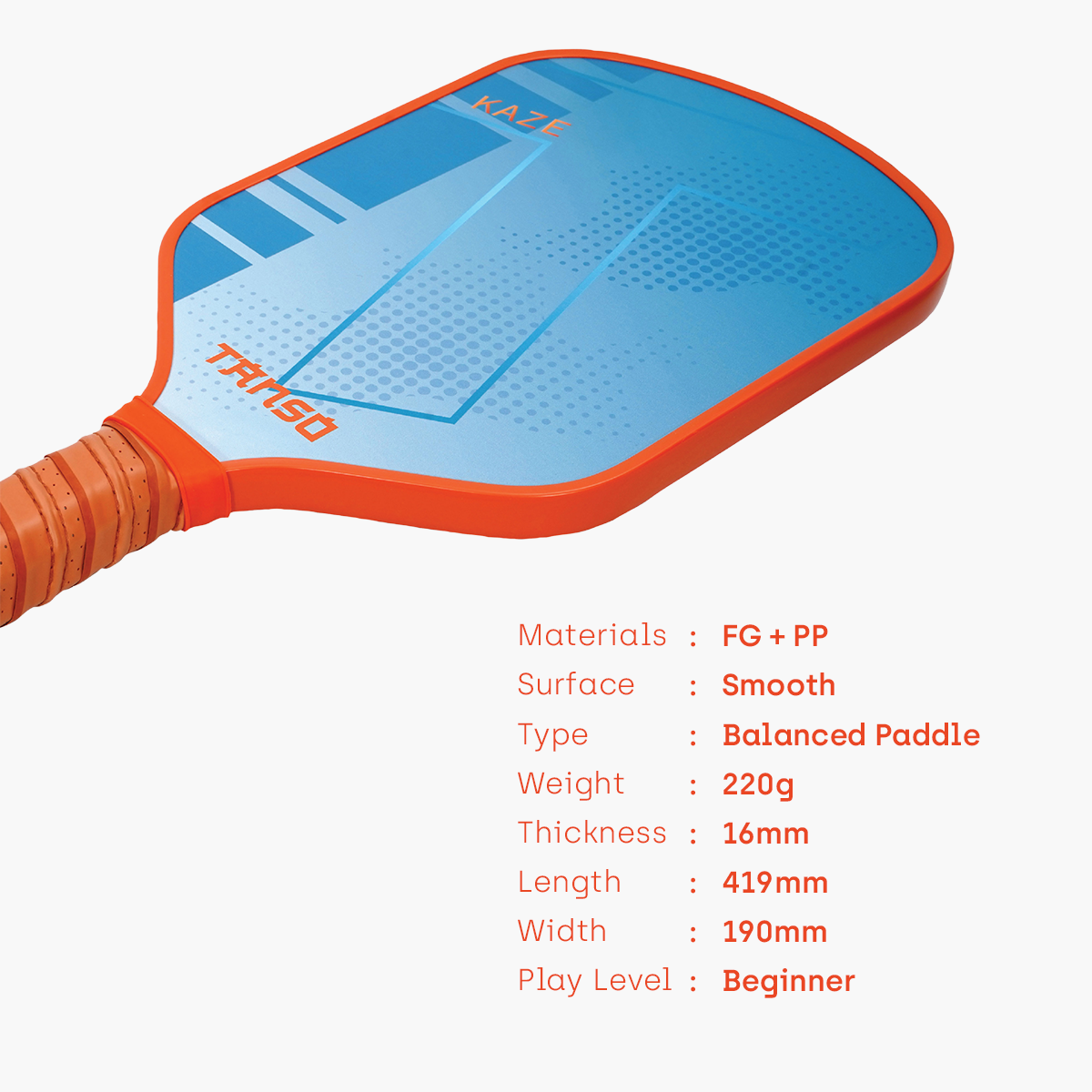 Kaze Orange – Tanso Racquets